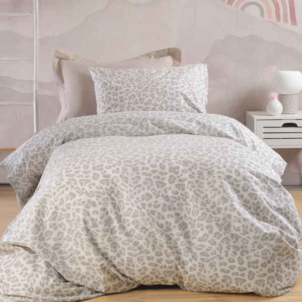 Παπλωματοθήκη Μονή (Σετ 160x250) Rythmos Nova Nala Beige 115-301-2978 ...