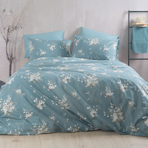 Κουβερλί Μονό (Σετ 160x240) Rythmos Diva Linie Blue 211-110-2975 ...