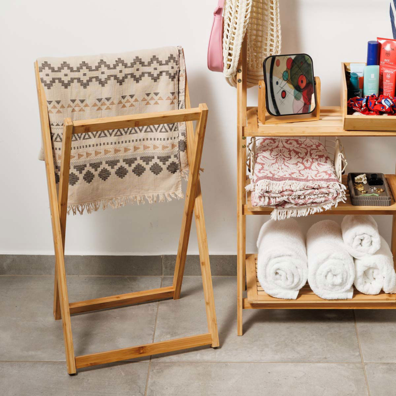Σταντ Για Πετσέτες (44.5x40x82) Estia Bamboo Essentials 02-27513 ...
