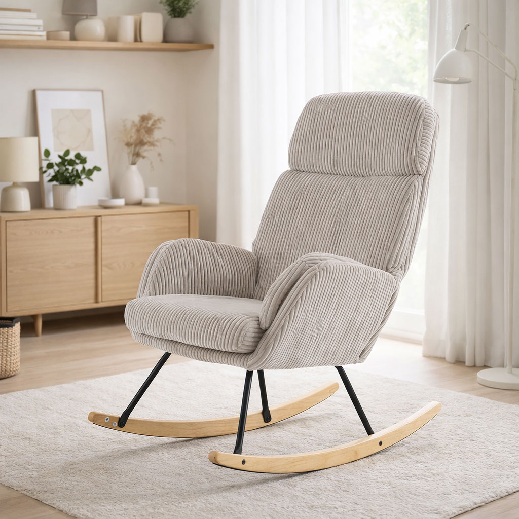 Πολυθρόνα Κουνιστή (94x67.5x106) Spitishop Bliss Mink 5207468003238 ...