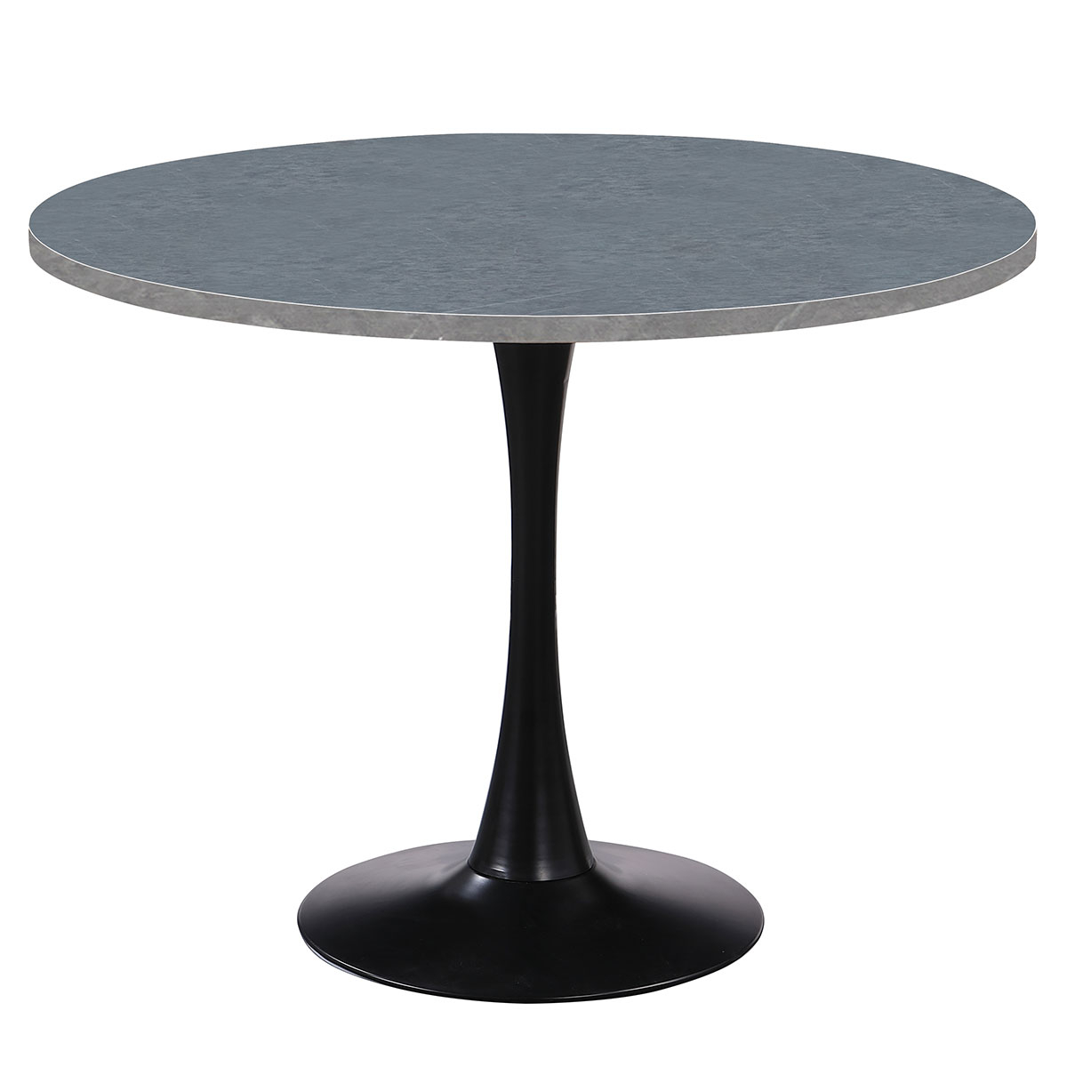 Τραπέζι Κουζίνας (Φ100x74.5) Spitishop Eclipse Stone Grey 5207468003627 ...