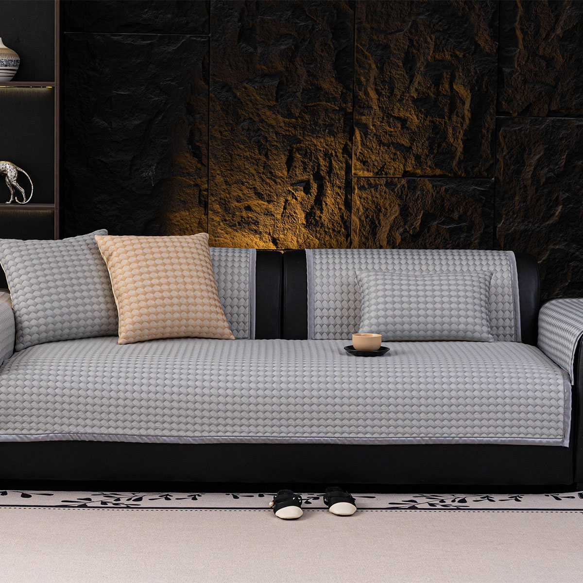 Ανώστρωμα Καναπέ (90x210) Melinen Soleil Grey 20005673 | Spitishop