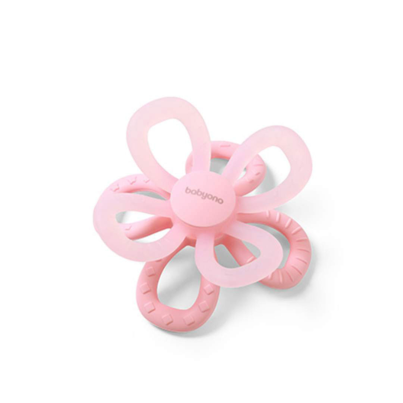 Μασητικό BabyOno Flower Pink BN1596/01 5901435416709 | Spitishop