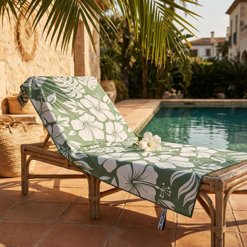 Πετσέτα Θαλάσσης Microfiber (70x150) Easy Home Flowers 200gsm ...