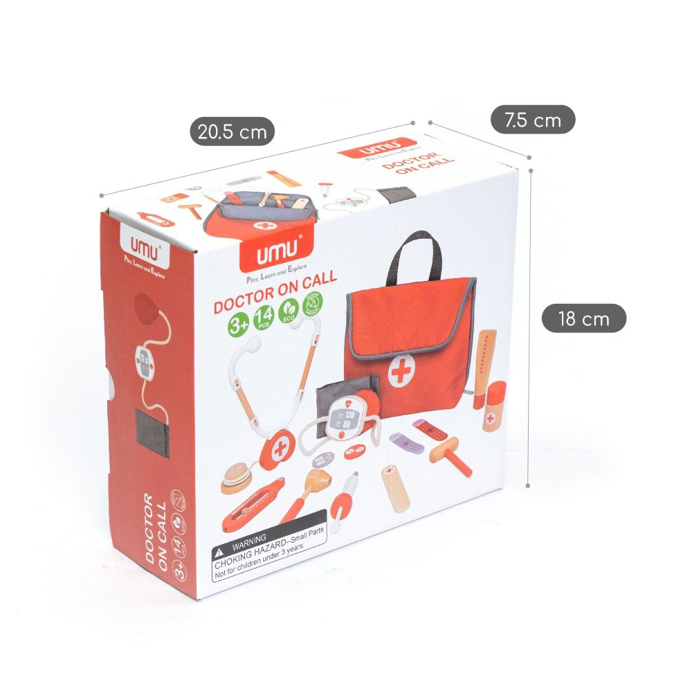 Ξύλινο Παιχνίδι Ρόλων UMU Doctor on Call 1346 8594205581164 | Spitishop