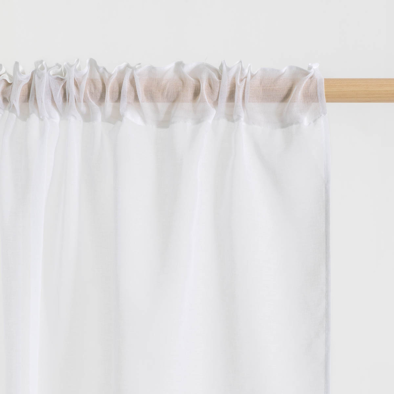 Κουρτίνα Παραθύρου (140x140) Με Τρέσα Easy Home Marimba White ...