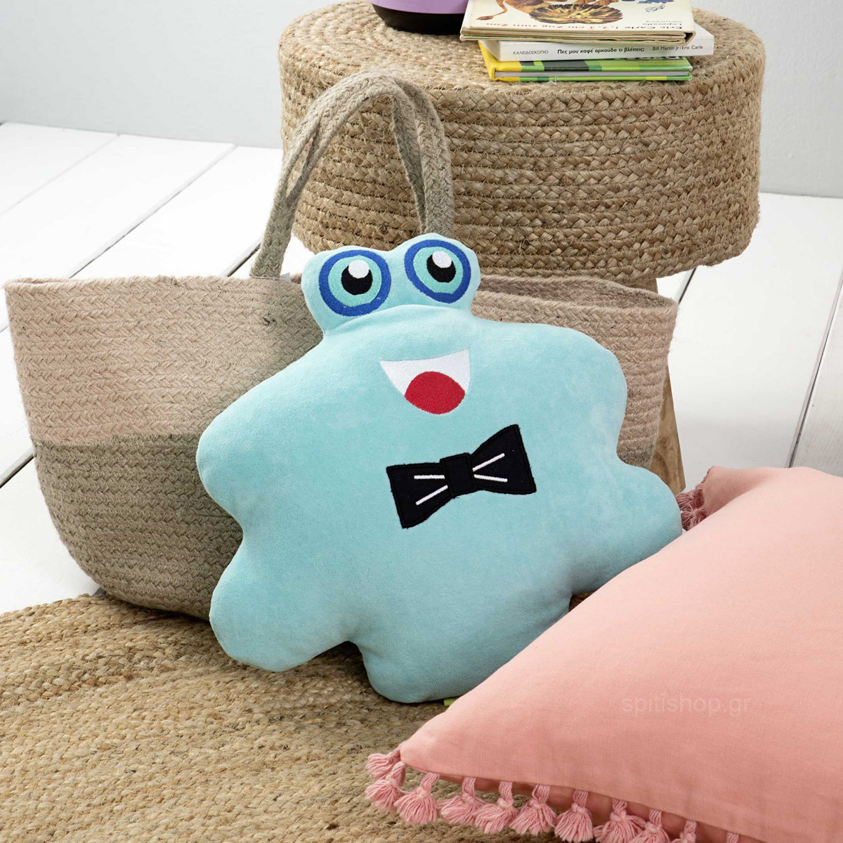Διακοσμητικό Μαξιλάρι (40x35) Nima Kids Pillow Monster 5206400312926 ...