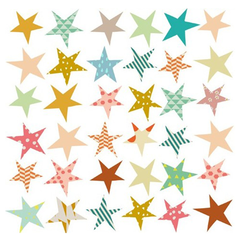 Παιδικά Αυτοκόλλητα Τοίχου Mimi'lou Stars 3700792600620 | Spitishop