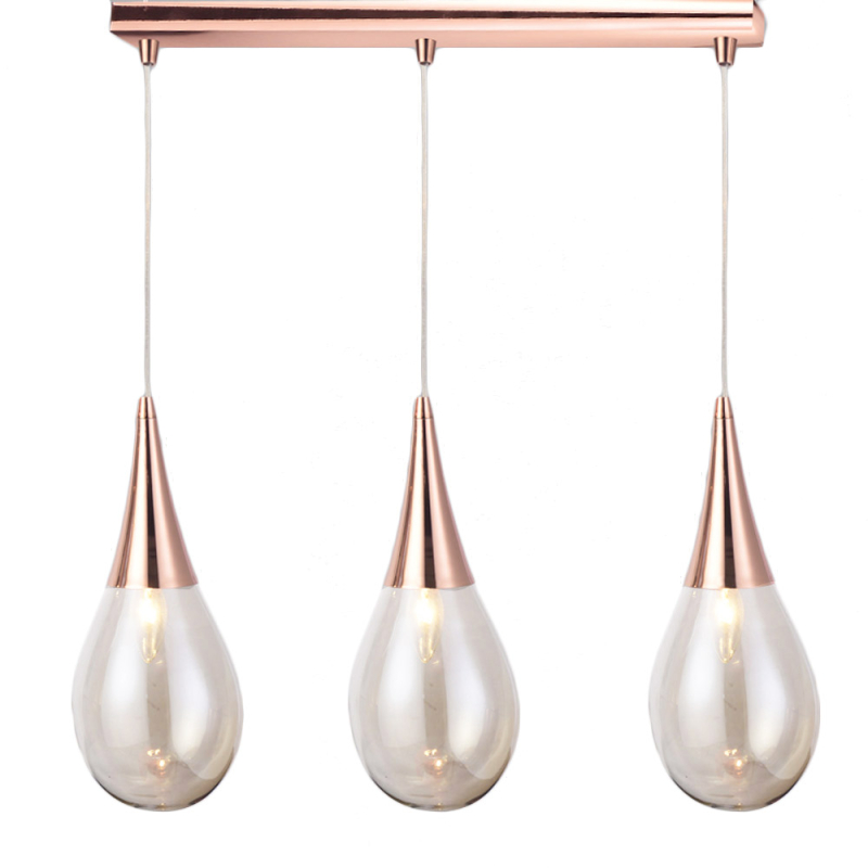 Φωτιστικό Οροφής Τρίφωτο Aca Atena OD53423SCP Copper 5208055033416 ...