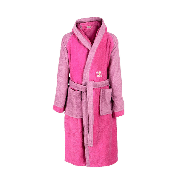 Παιδικό Μπουρνούζι Dimcol Happy Smile Φούξια G.7300400 | Spitishop