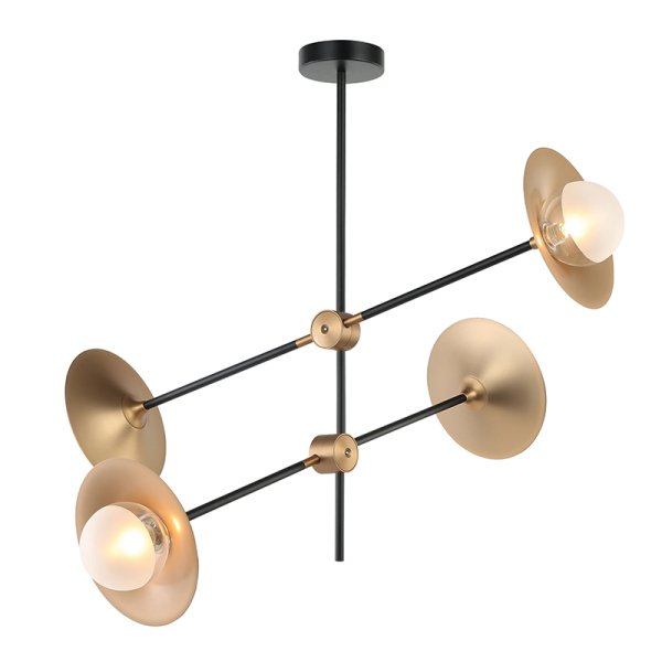 Φωτιστικό Οροφής Πολύφωτο Aca Layla HL4324C84BB Brass 5208055055340 ...