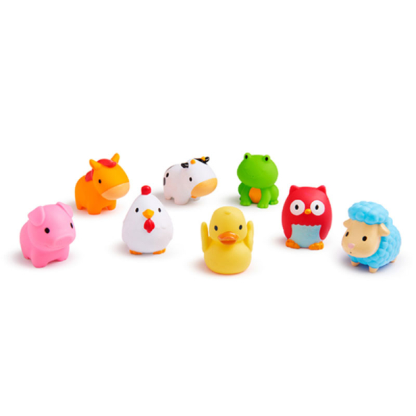 Παιχνίδια Μπάνιου (Σετ 8τμχ) Munchkin Farm Bath Squirts 5019090119665 ...