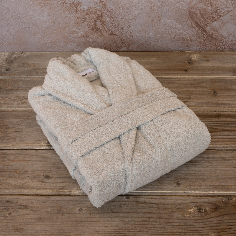 Μπουρνούζι Nima Bath Asana Light Grey G.110314 | Spitishop