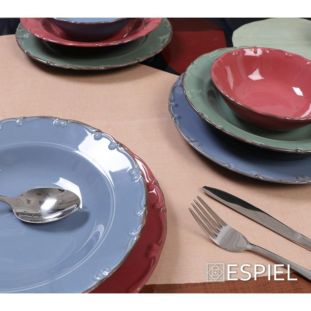 Πιάτο Φαγητού Βαθύ (Φ23) Espiel Liana Blue TLZ104K6 5205918300401 ...