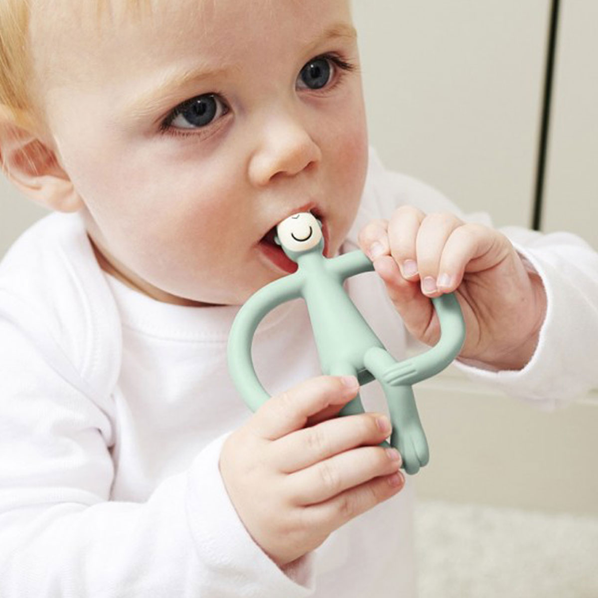 Μασητικό Matchstick Monkey Teething Toy Mint Green 705604684600 | Spitishop