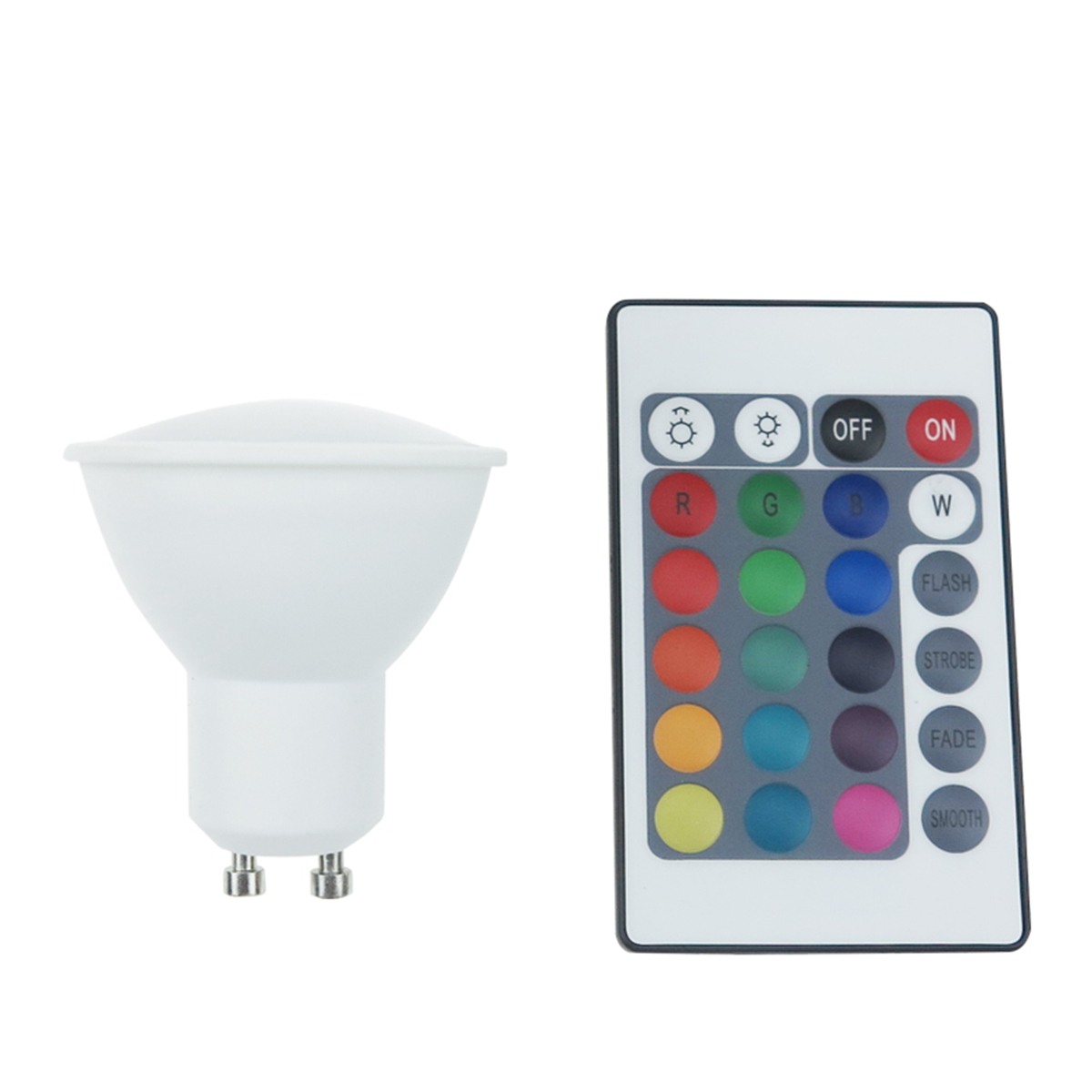 Λάμπα LED Diolamp RGBW Dimmable GU10/5W/3000K/400Lm GU105RGBWN ...