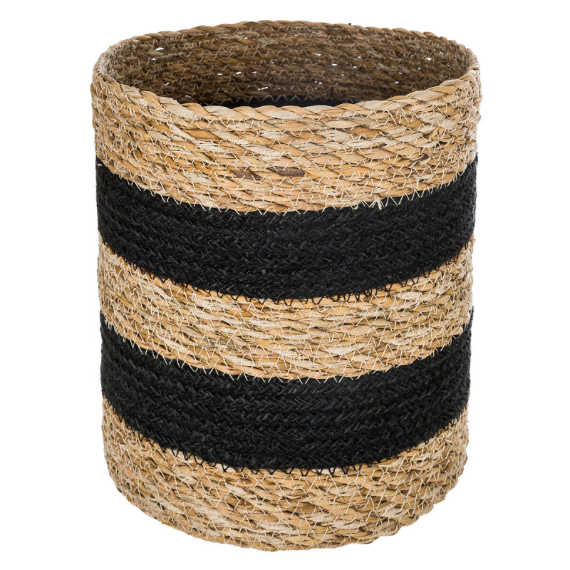 Καλάθια Αποθήκευσης (Σετ 4τμχ) A-S Stripes Jute/Black 157101A ...