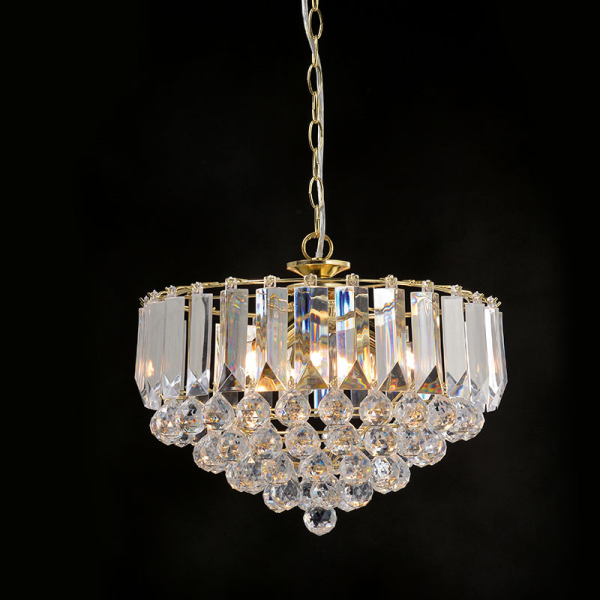 Φωτιστικό Οροφής Τρίφωτο Aca Grappa SF175323PG Brass 5208055022434 ...