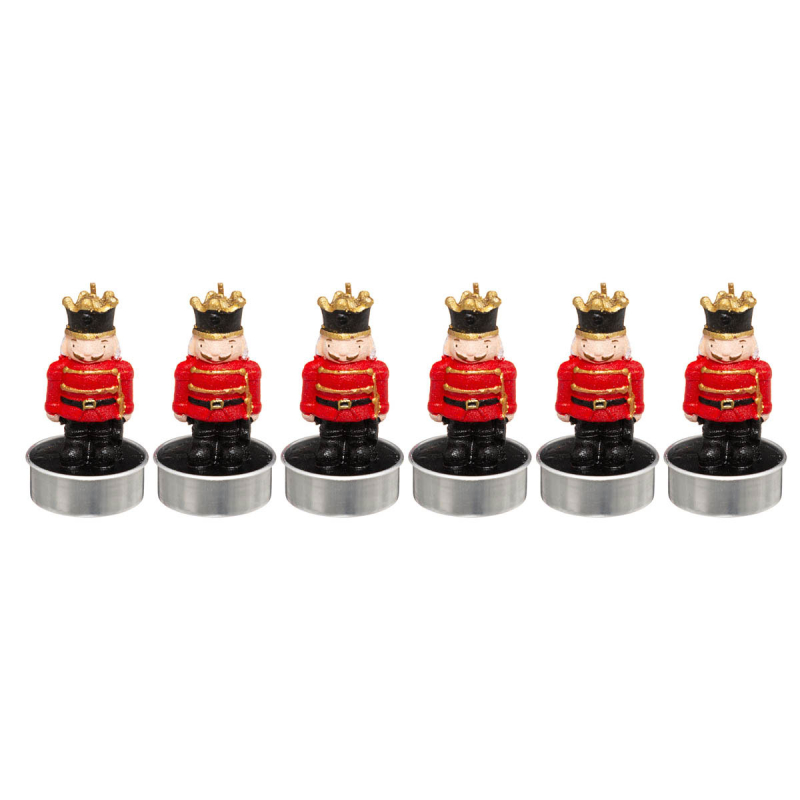 Χριστουγεννιάτικα Κεριά Ρεσώ (Σετ 6τμχ) A-S Nutcracker 170522 ...