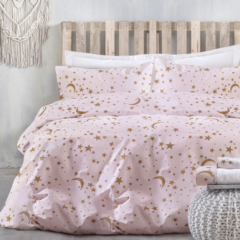 Σεντόνια Μονά (Σετ) Rythmos Symbol Moonlight Pink G.1707304 | Spitishop