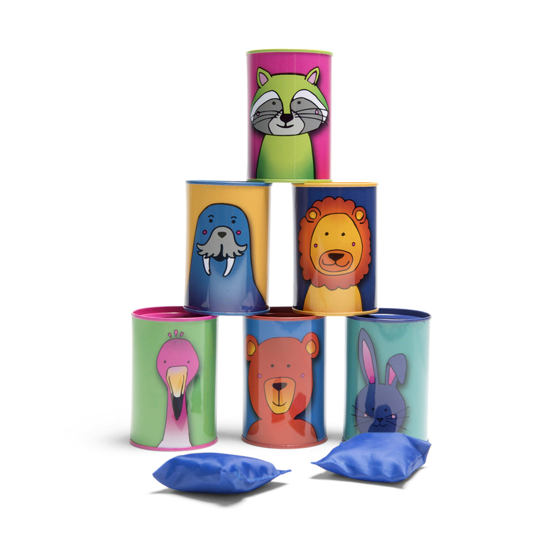 Παιχνίδι Στόχου Bs Toys Τενεκεδάκια Ζωάκια 8717775443629 | Spitishop