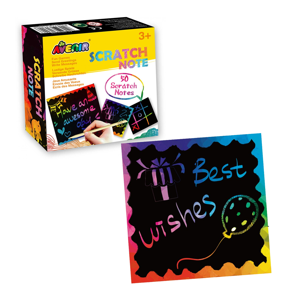 Ζωγραφική Scratch Avenir Scratch Notes 6920773316006 | Spitishop