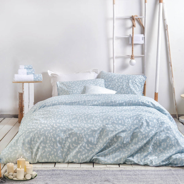 Σεντόνια Υπέρδιπλα (Σετ) Rythmos Diva Oliver Blue G.1708007 | Spitishop