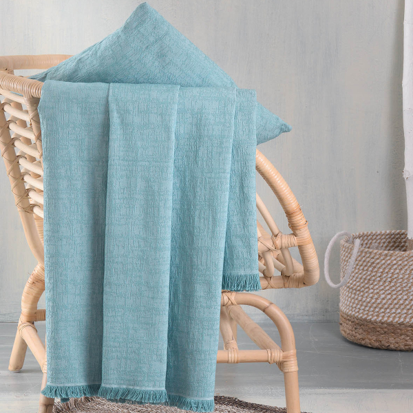 Ριχτάρι Καναπέ Τριθέσιου (180x280) Rythmos Mauricio Μπλε 117-213-2386 ...