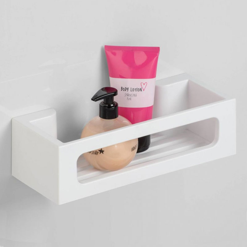 Ραφιέρα Μπάνιου (30x12x8.5) Wenko Bralia White 25579100 4008838368466 ...